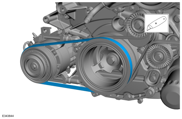 Lincoln Navigator - Air Conditioning (A/C) Compressor Belt. Removal and ...