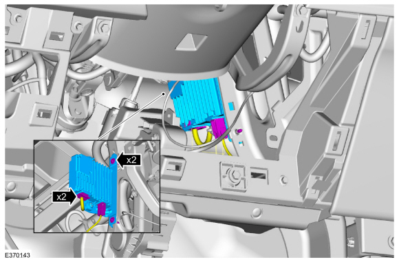 Lincoln Navigator - Driver Status Monitor Camera Module [CMR]. Removal ...