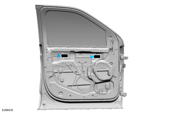 Lincoln Navigator - Front Door Window Regulator and Motor. Removal and ...
