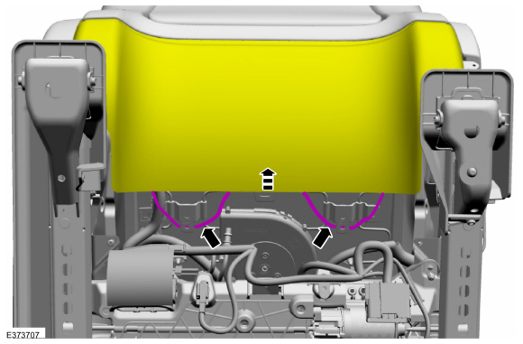 Lincoln Navigator - Front Seat Backrest Cover - Vehicles With: Multi ...