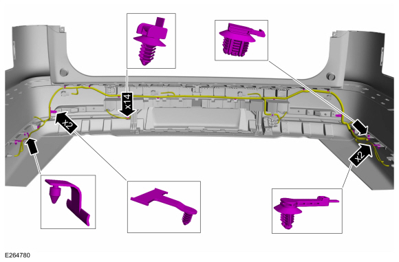 Lincoln Navigator - Hands-Free Liftgate Actuation Upper Sensor. Removal ...