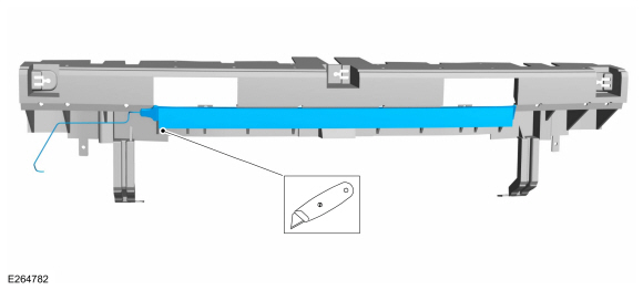 Lincoln Navigator - Hands-Free Liftgate Actuation Upper Sensor. Removal ...
