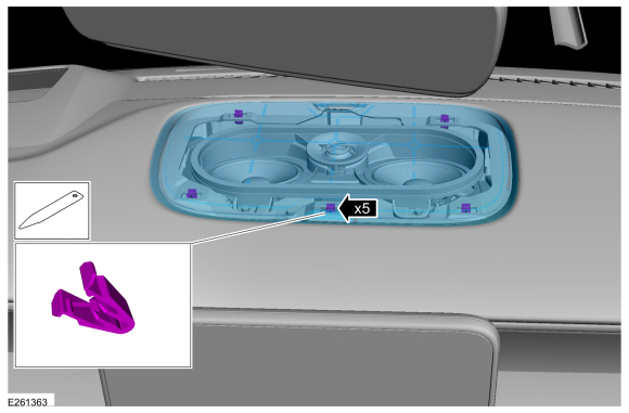 Lincoln Navigator - Passenger Side Register Air Discharge Temperature ...