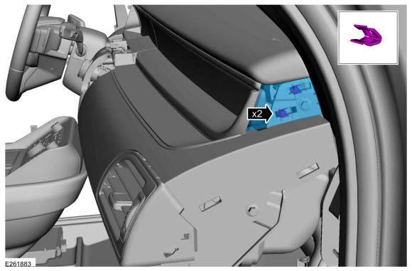 Lincoln Navigator - Passenger Side Register. Removal and Installation ...