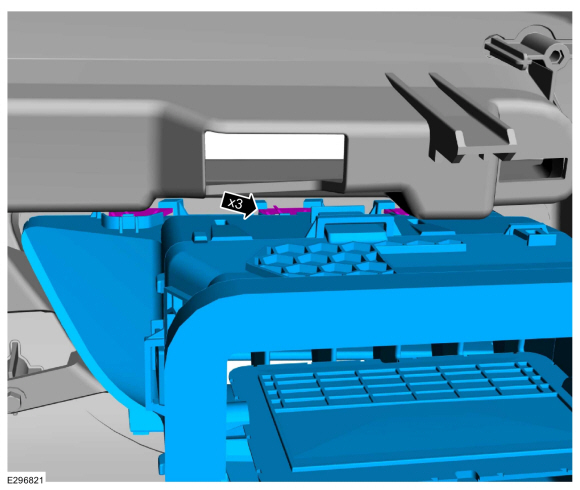 Lincoln Navigator - Passenger Side Register. Removal and Installation ...