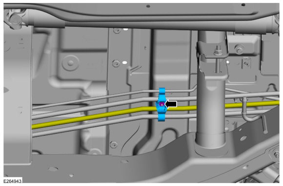 Lincoln Navigator - Rear Heater Core Inlet Line. Removal and ...