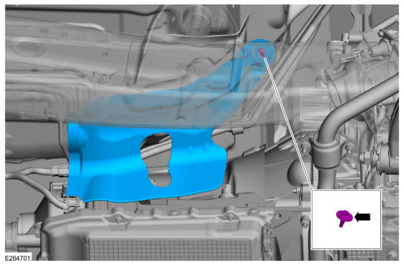 Lincoln Navigator - Rear Heater Core Inlet Line. Removal and ...