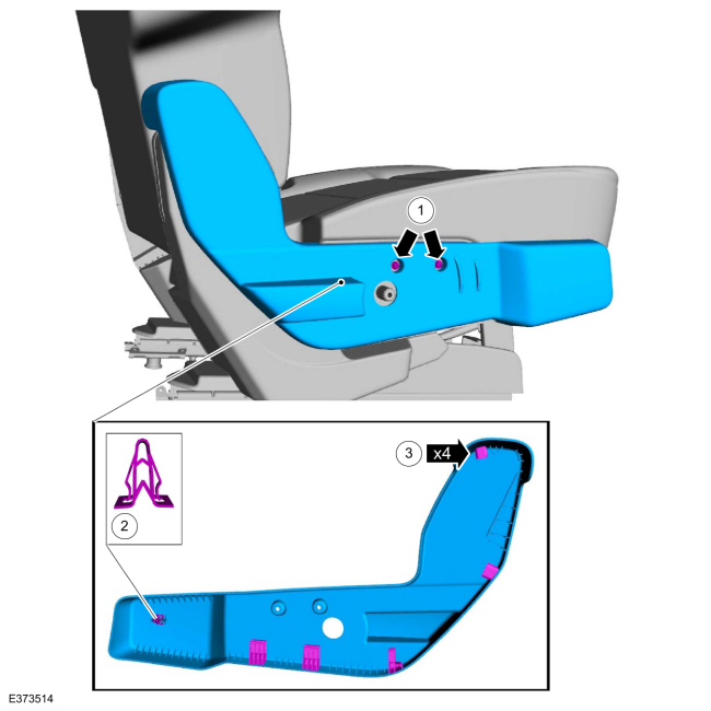 Lincoln Navigator - Second Row Seat Multi-Contour Control Pump ...