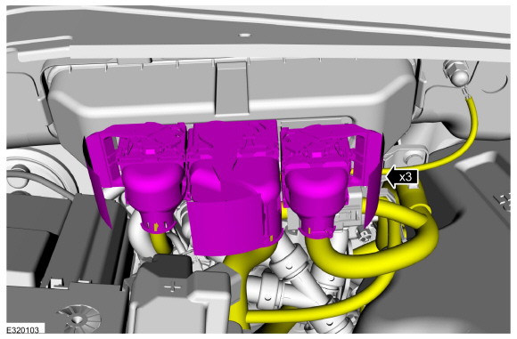 Lincoln Navigator - Thermostatic Expansion Valve Manifold and Tube ...